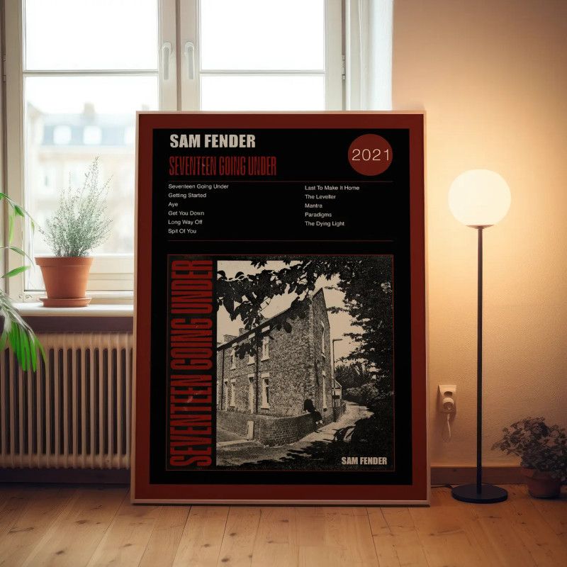 Sam Fender – Seventeen Going Under Fine Art Album Poster