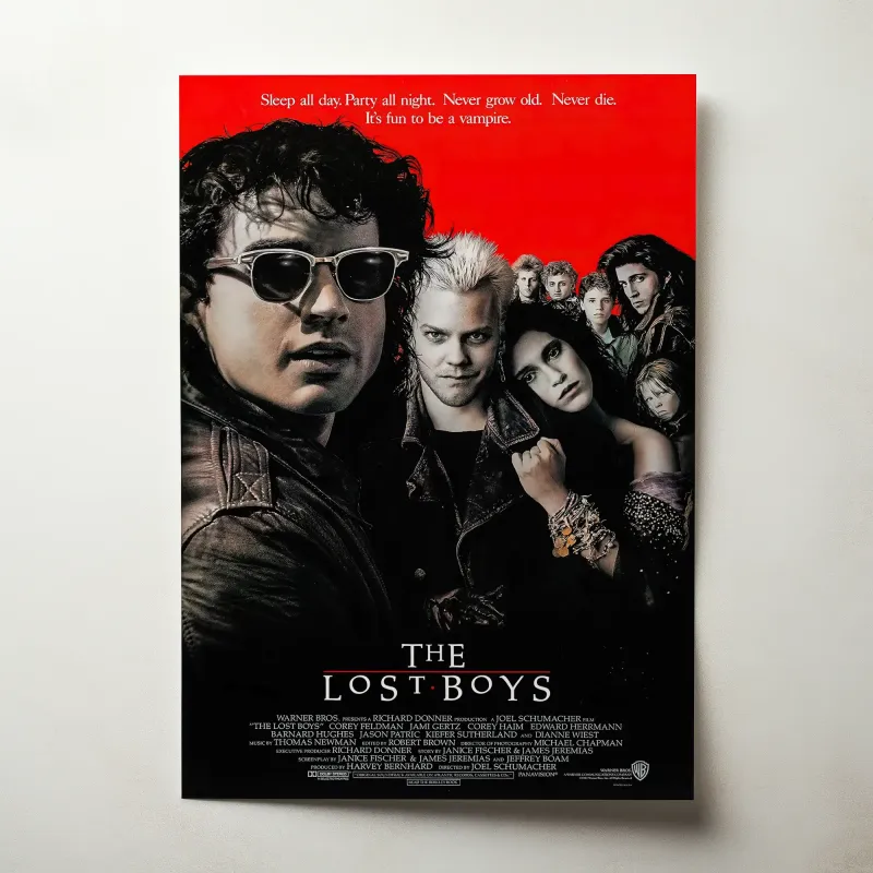 The Lost Boys 1980's Movie Poster - Fine Art Collectible