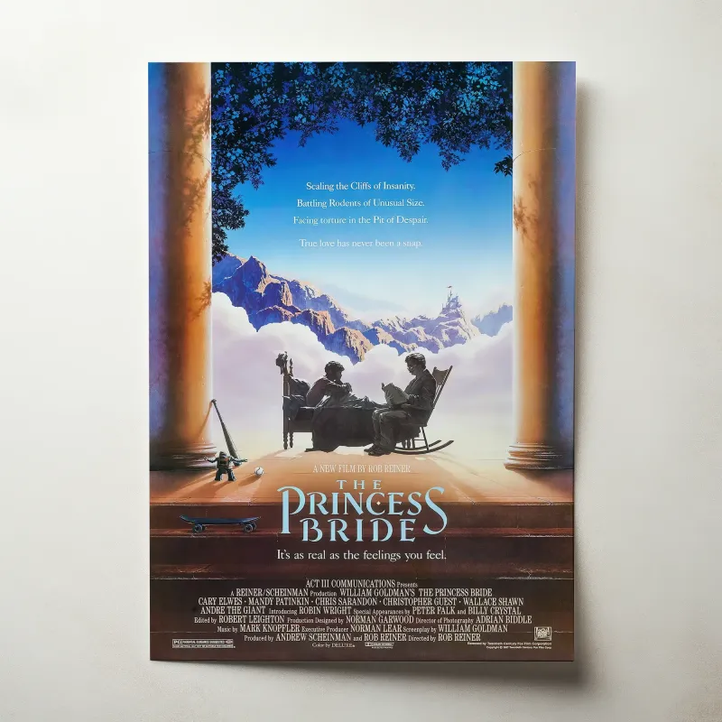 The Princess Bride 1980's Fine Art Movie Poster - Classic Charm
