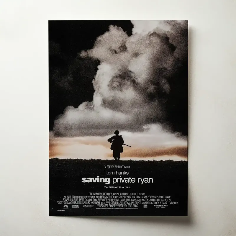 Saving Private Ryan 1990's Fine Art Movie Poster