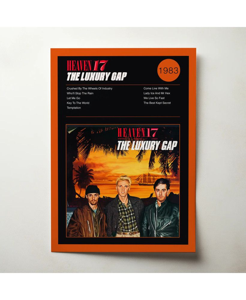 Heaven 17 – The Luxury Gap Fine Art Album Poster