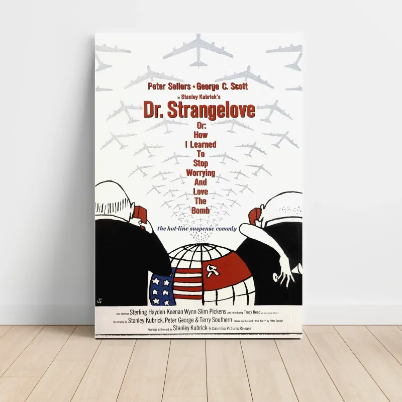 Dr Strangelove Poster DESHVA Dr Strangelove Movie Poster Canvas